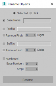 آموزش Rename Objects در تری دی مکس (فیلم آموزشی، مقاله، کتاب)